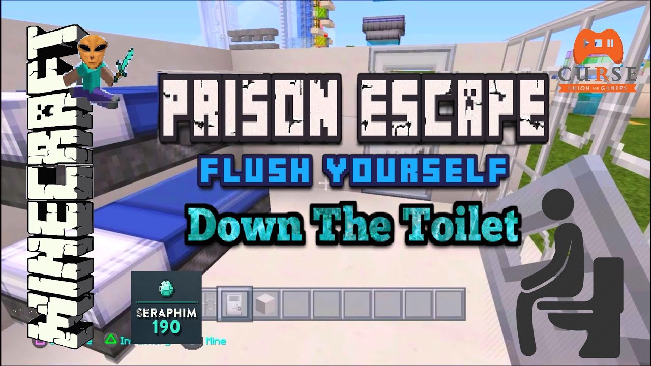 Minecraft - Flush Yourself Down The Toilet! - PLAYSTATION / XBOX ...