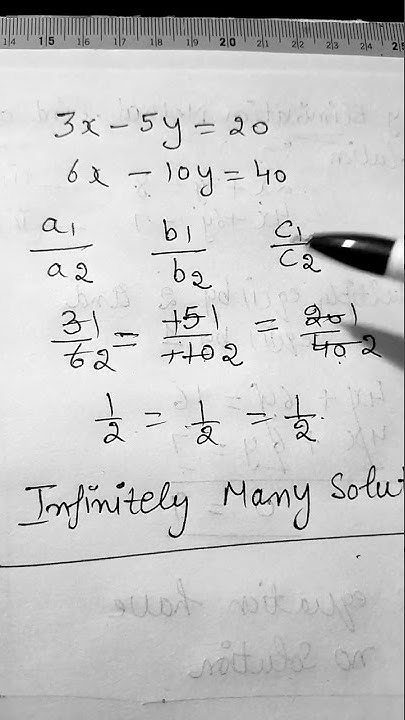 Find out Linear equations have 'No Solution', 'Unique Solution ...