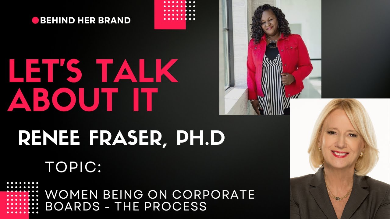Let's Talk About It! with Renee Fraser, Ph.D. - YouTube
