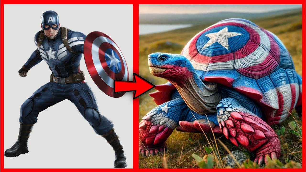 AVENGERS but TORTOISE 🐢 ☺️ VENGERS 🔥 All Characters (marvel & DC) 2024 ...
