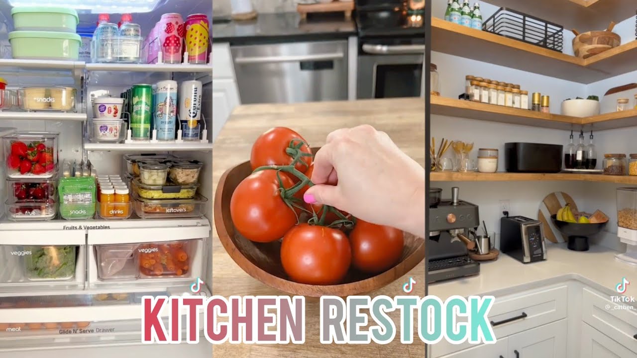 Kitchen Random Restocking and Organizing 🥫 Extremely Satisfying ...