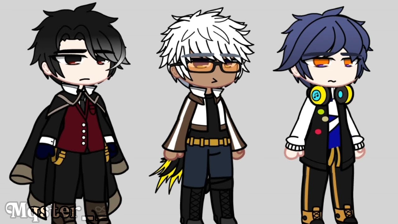 My Obey Me! character designs without adjustments - YouTube