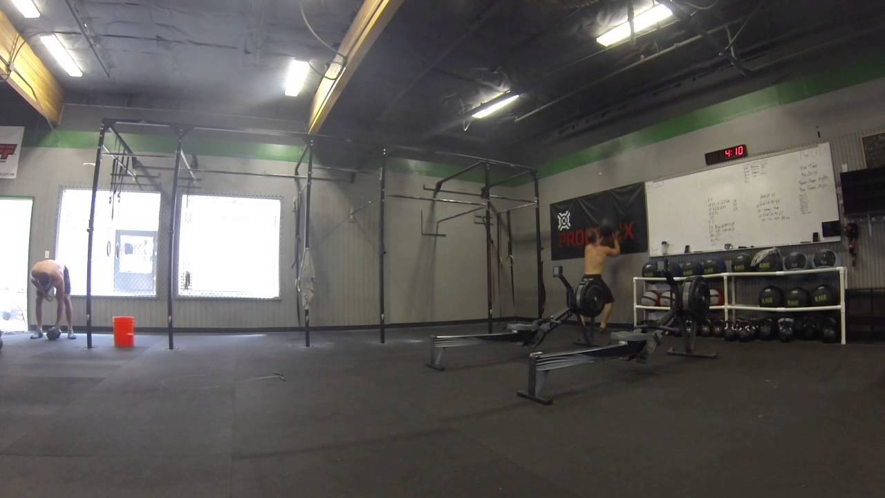 For Time: 1k Row @ 90-95% effort, 60 WB (in UB sets of 20), 100 DU ...