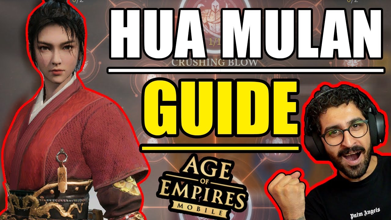 BEST HU Mulan Skill Setup testing AOEM - Age of Empires Mobile - YouTube