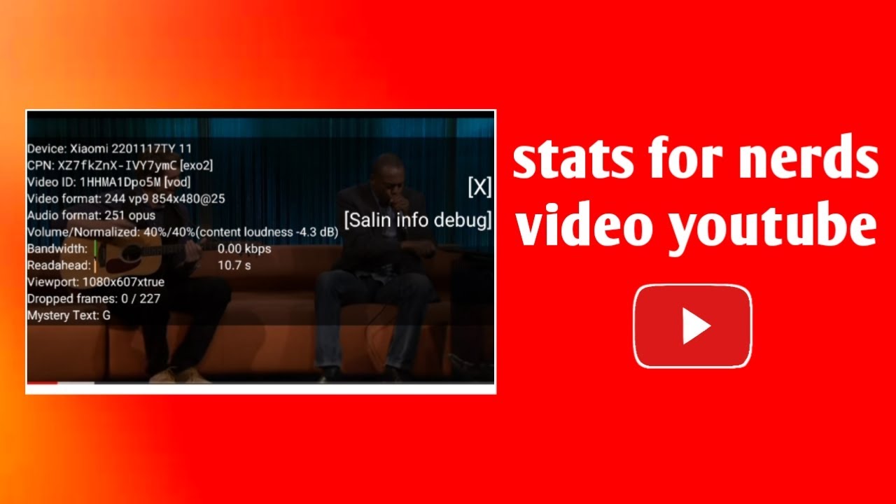 Cara mengaktifkan Stats For Nerd video youtube - YouTube