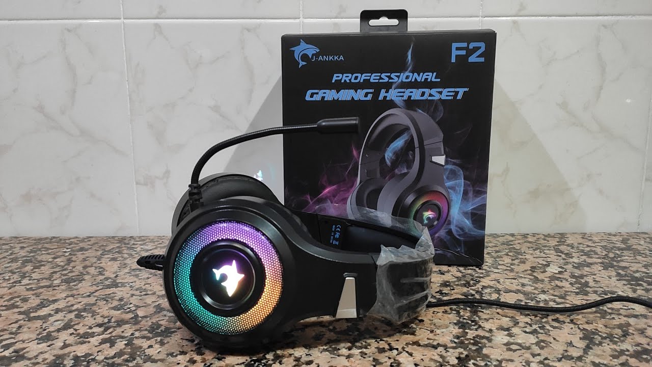 Review: J-ANKKA F2 Auriculares Gaming Luz LED RGB PC PS5 PS4 XBOX ...