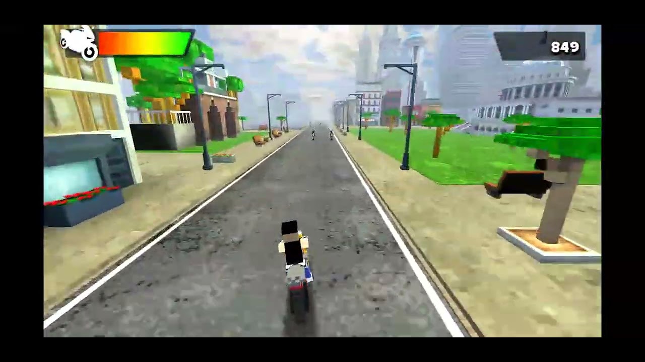 Blocky Motorbikes Racing Game - YouTube