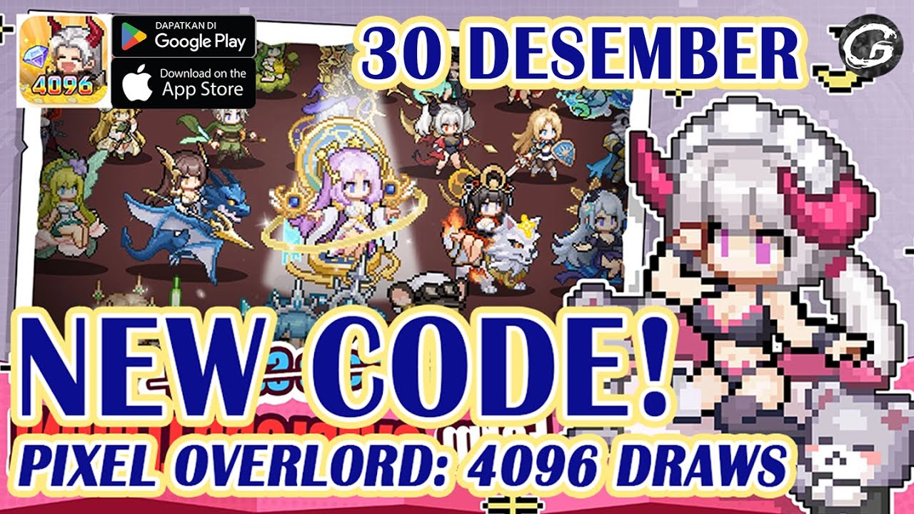 NEW CODES Pixel Overlord: 4096 Draws Giftcode & Redeem Code 30 Desember - Mobile Game (Android ...