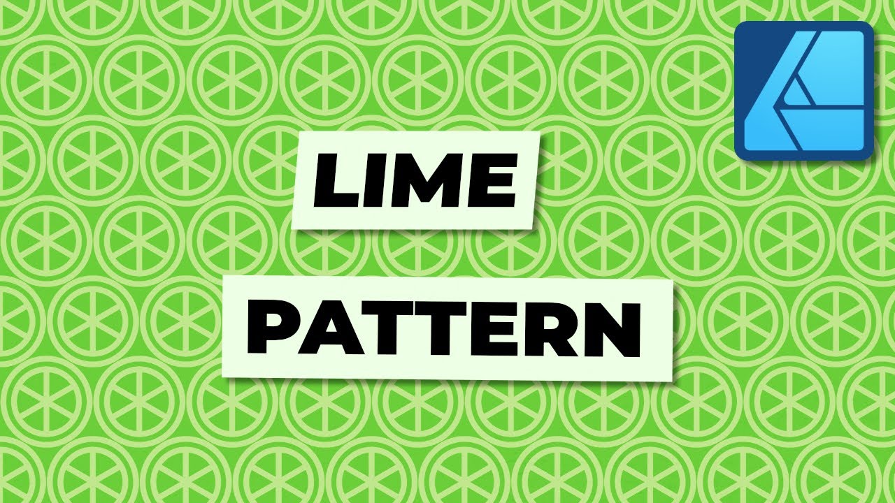 How to Create a Lime Pattern in Affinity Designer - YouTube