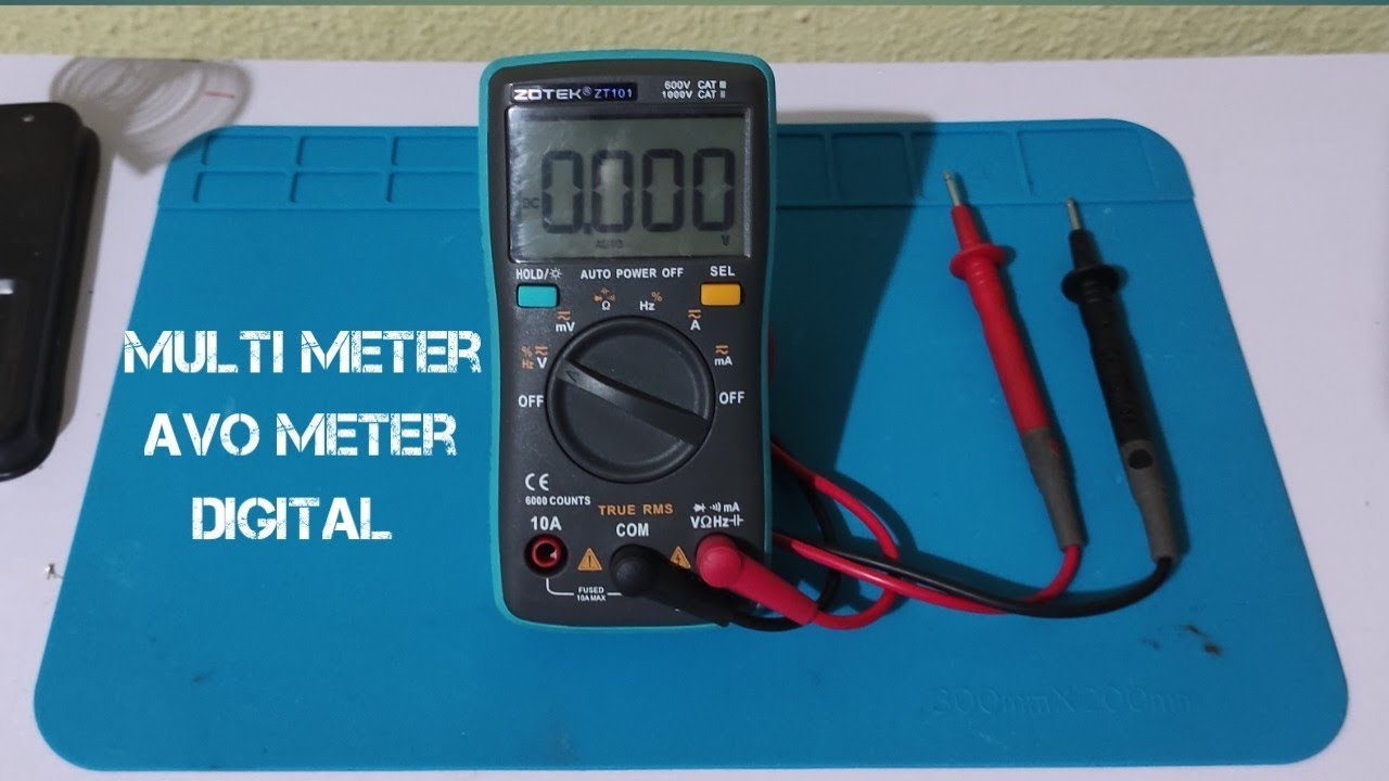Multimeter AVO meter Digital Zotek ZT101 - YouTube