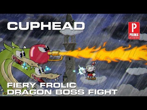Cuphead - Fiery Frolic Dragon Boss (Perfect Run)