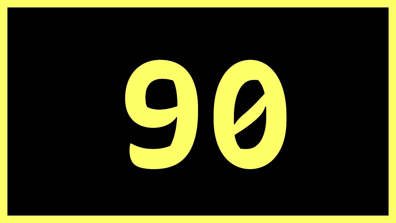 90 Second Unmellow Yellow Countdown Timer: A Fun and Effective Tool for ...