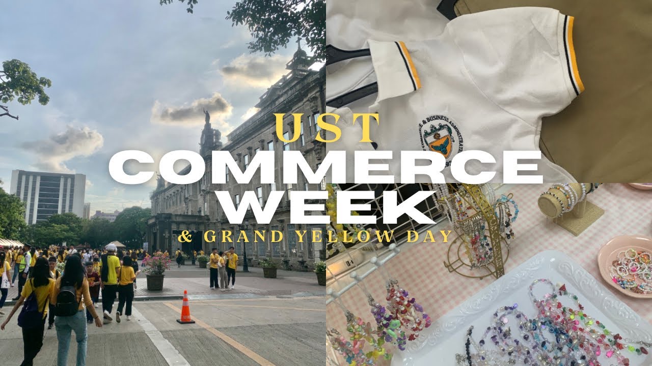 tomasino archives ep. 8 | ust commerce week & grand yellow day 🐯💛 - YouTube