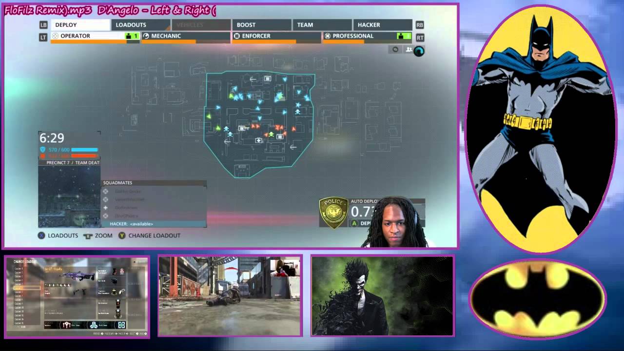 Multi stream batman overlay - YouTube