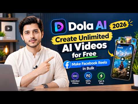 Dola AI Tutorial 2026 Create Unlimited AI Videos for Free & Make Facebook Reels in Bulk