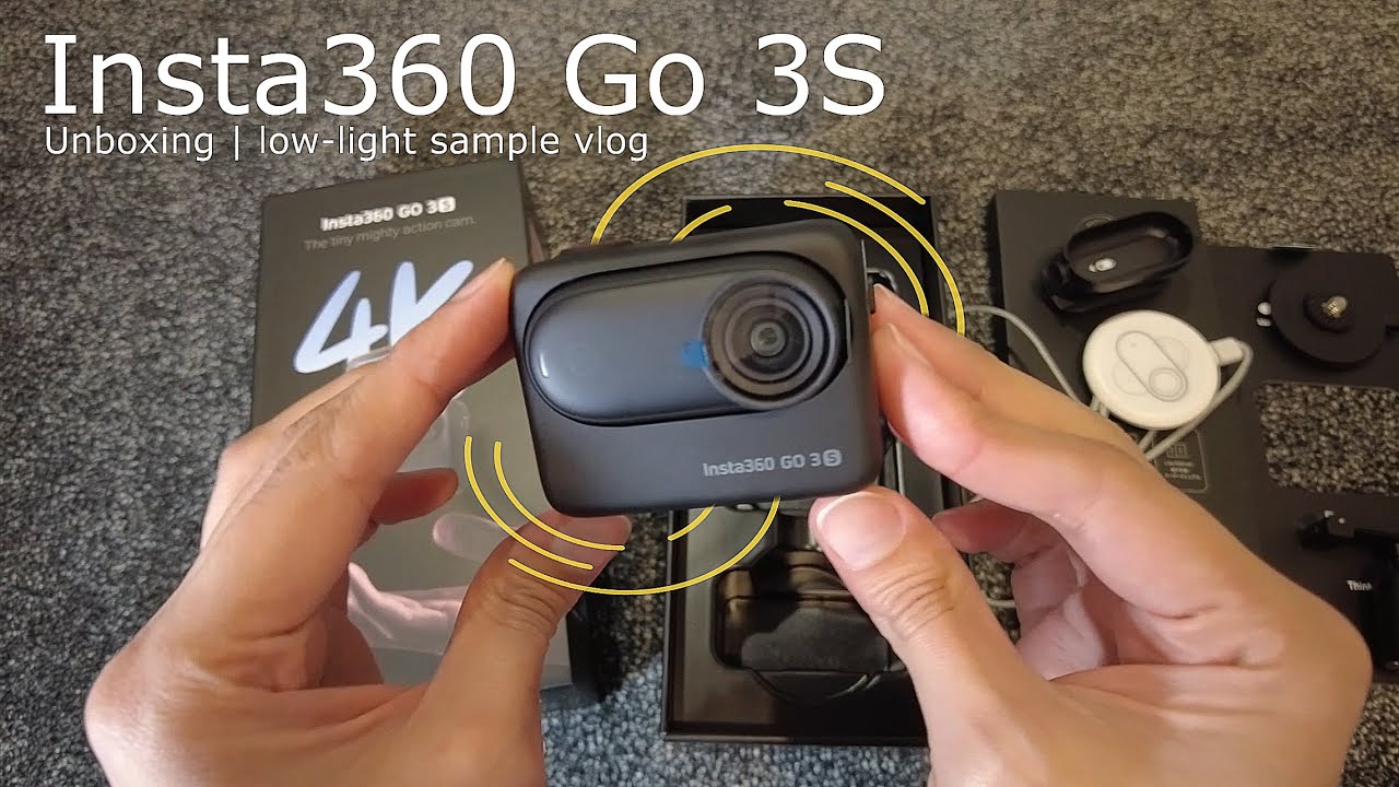Finally got the Insta360 GO 3S | UNBOXING + low-light / sample vlog ...