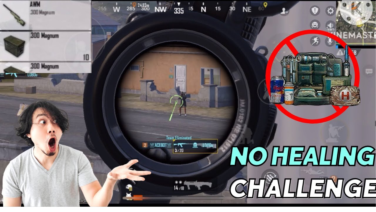 Can i complete no healing challenge| bgmi - YouTube