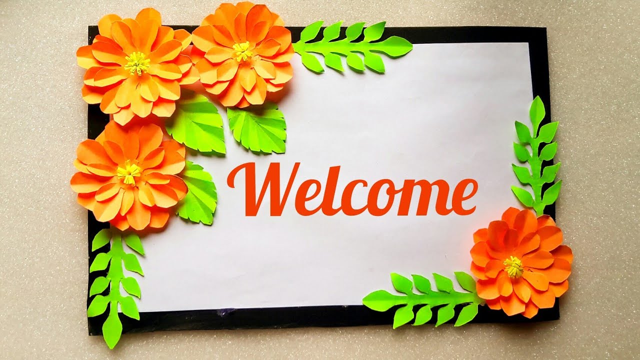 61. Wallmate/Paper Wallmate/Wall hanging/Paper Wall Hanging/Welcome ...