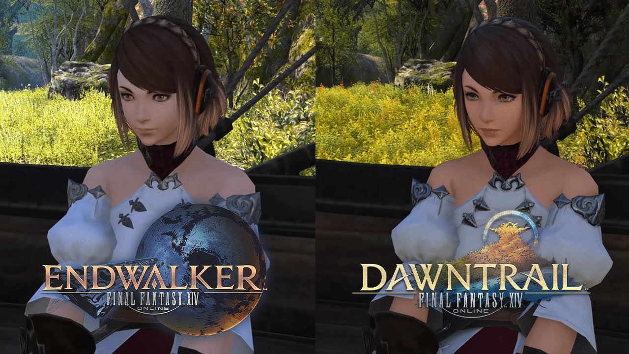 FFXIV - 6.55 vs 7.0 Graphics Comparison Edit - YouTube