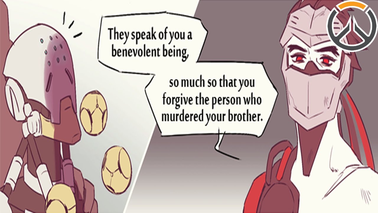 [Overwatch comic dub] - 1 master and 5 genji's - YouTube