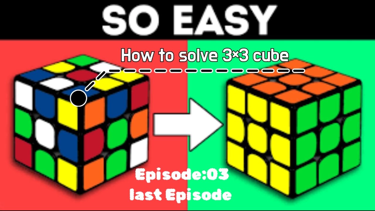 How To Solve 3 3 Cube Correctly Episode 03 YouTube