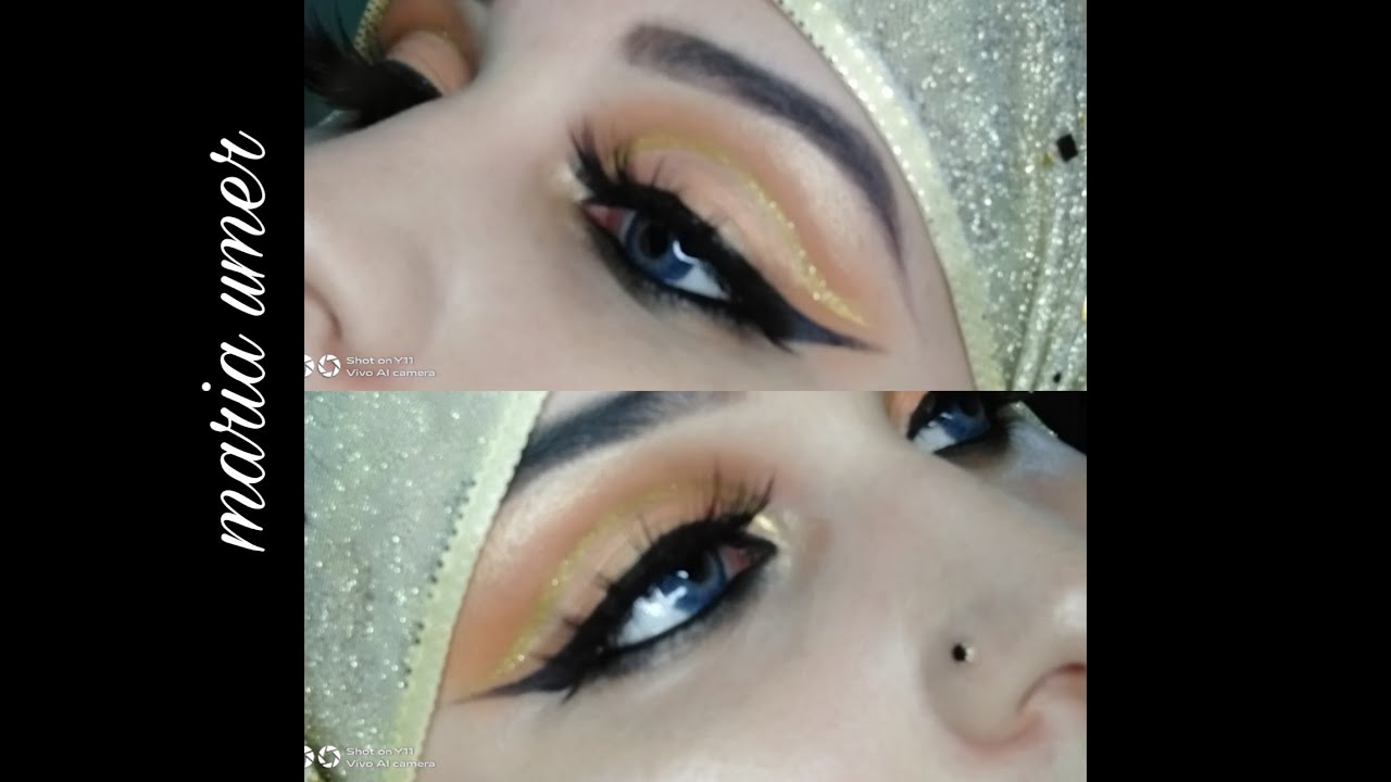 #easycutcrease. #orangemakeuplook. Orange makeup look. Mayon and mehndi ...