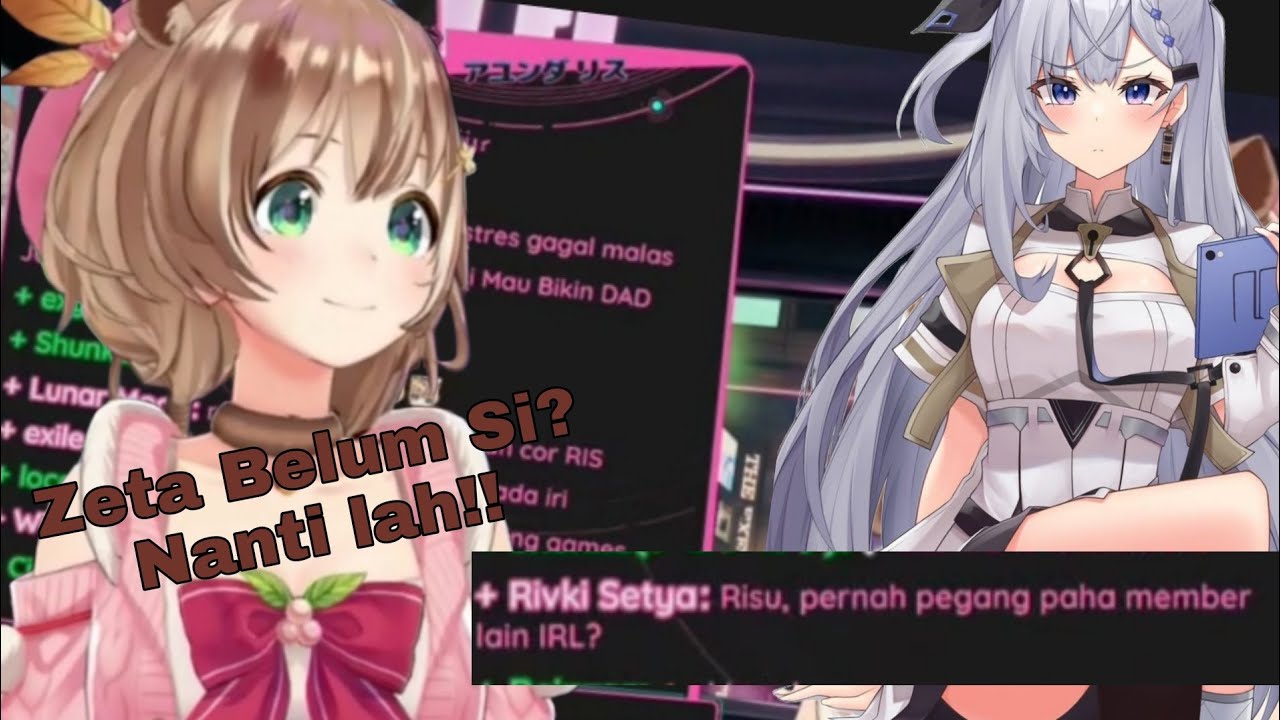 Risu Belum Pernah Pegang paha Zeta!!!! [Ayunda Risu HololiveID] - YouTube