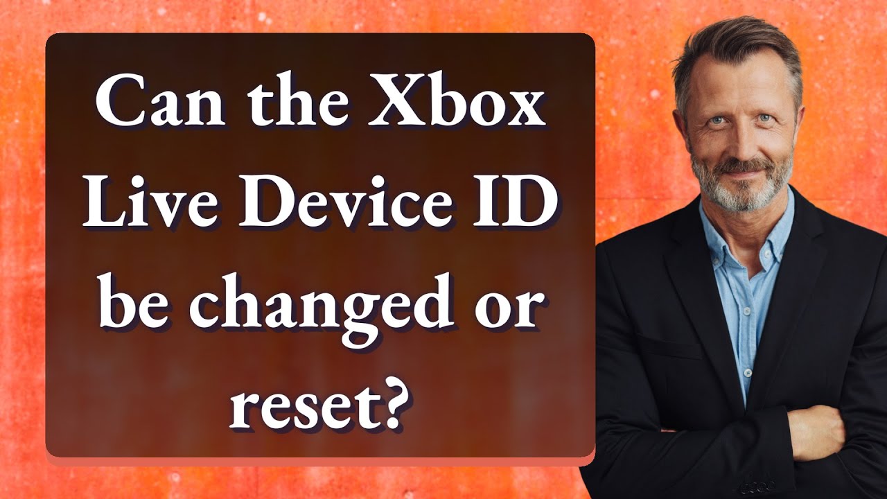 Can the Xbox Live Device ID be changed or reset? - YouTube