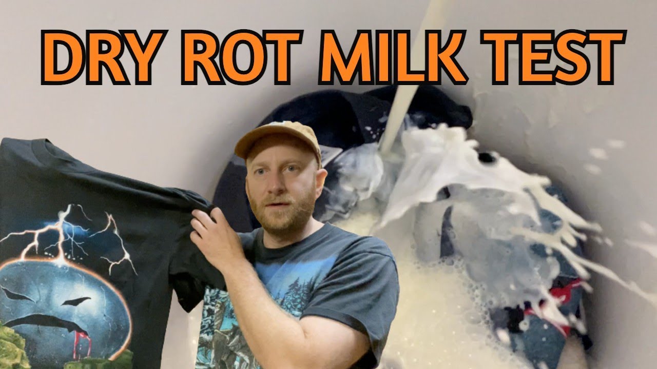 Will Milk Cure Vintage Rap T-shirt Dry Rot? - YouTube