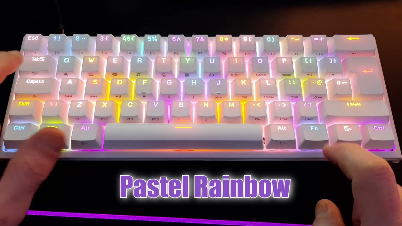 Magic Refiner MK25 60% RGB Keyboard BEST BUDGET RGB Keyboard ? - YouTube