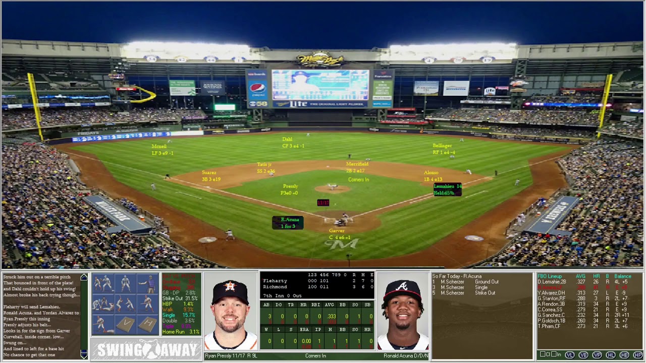 Dinger Derby SOM Draft League Tourney #1 Richmond Flying Squirrel vs F ...