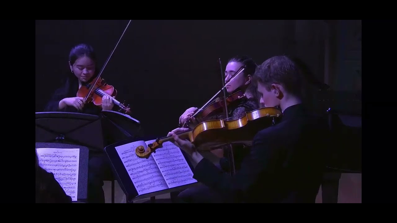 Morassi Quartet Vaughan Williams String Quartet No.1 2nd Movement - YouTube