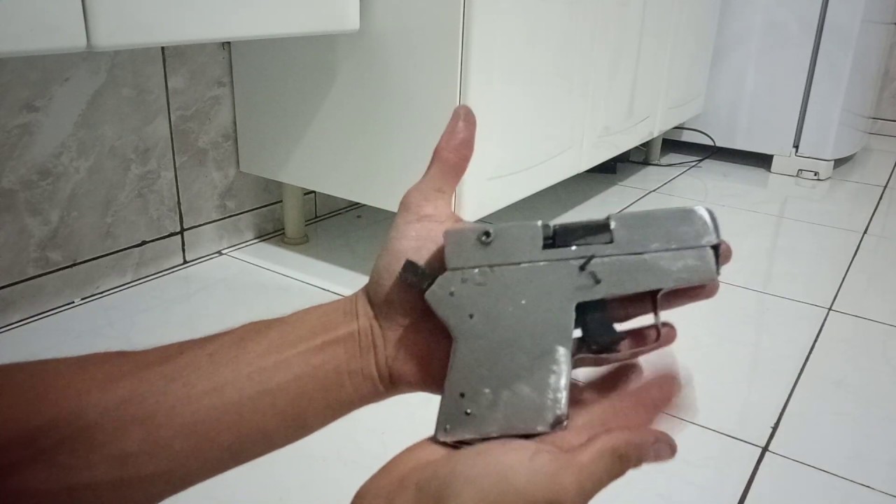 Pistola .22 caseira - Modelo KRIKIT .22 - YouTube