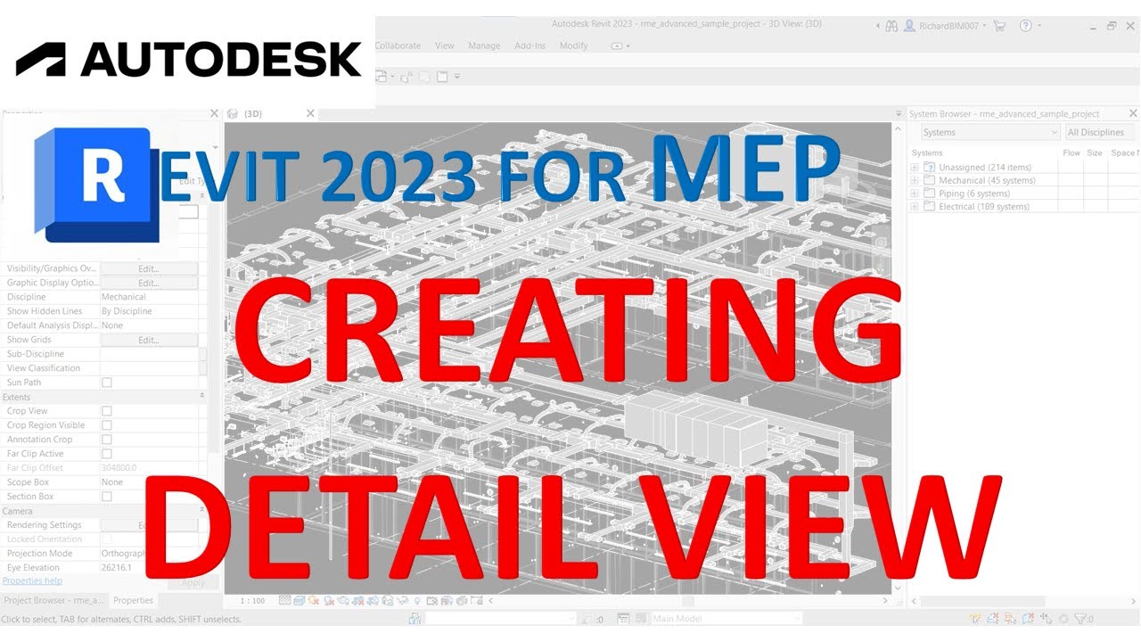 REVIT 2023 FOR MEP - Creating Callout View - YouTube