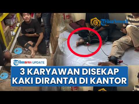 3 Karyawan Percetakan di Jakpus Disekap, Kaki Diborgol & Dirantai Tali Baja Usai Ketahuan Mencuri