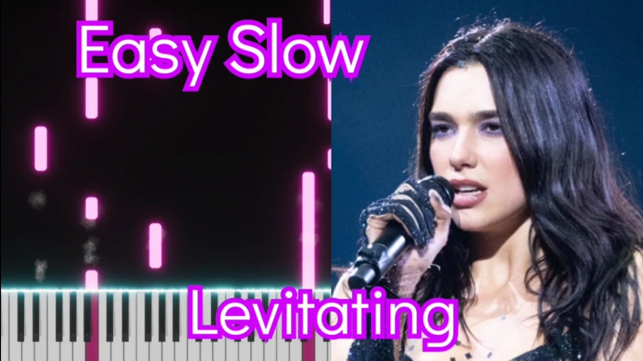 Levitating | Dua Lipa | Top American Songs | EASY SLOW Piano Tutorial ...
