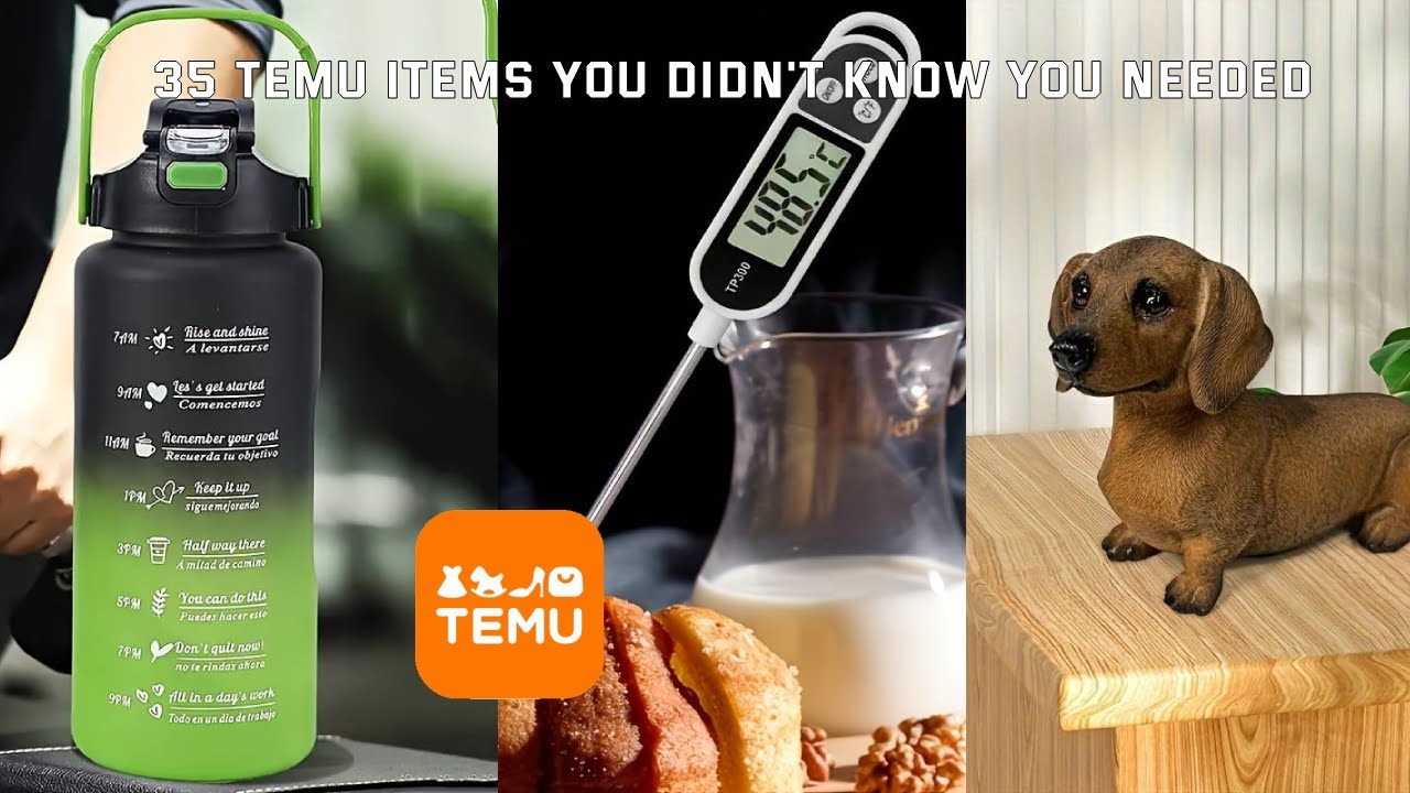35 Temu Items You Didn't Know You Needed pt2 - YouTube