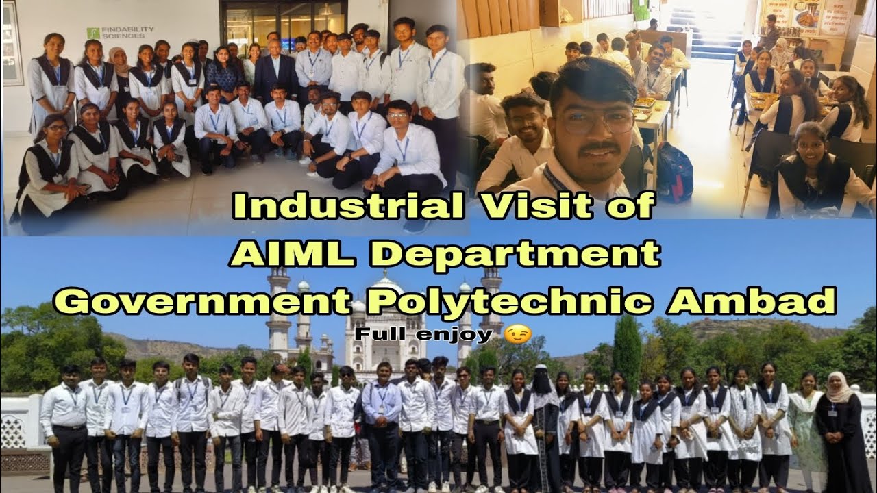 Industrial Visit of AIML Department || Government Polytechnic Ambad || Full enjoy 😉... - YouTube