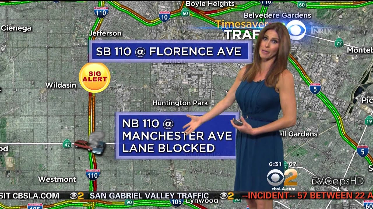 Stephanie Simmons 2015/09/03 CBS2 Los Angeles HD - YouTube