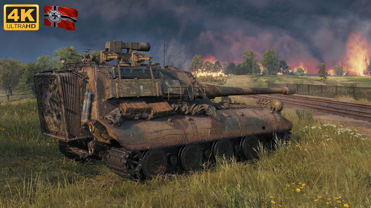 Jagdpanzer E 100 - Hinterland - World of Tanks - WoT - YouTube