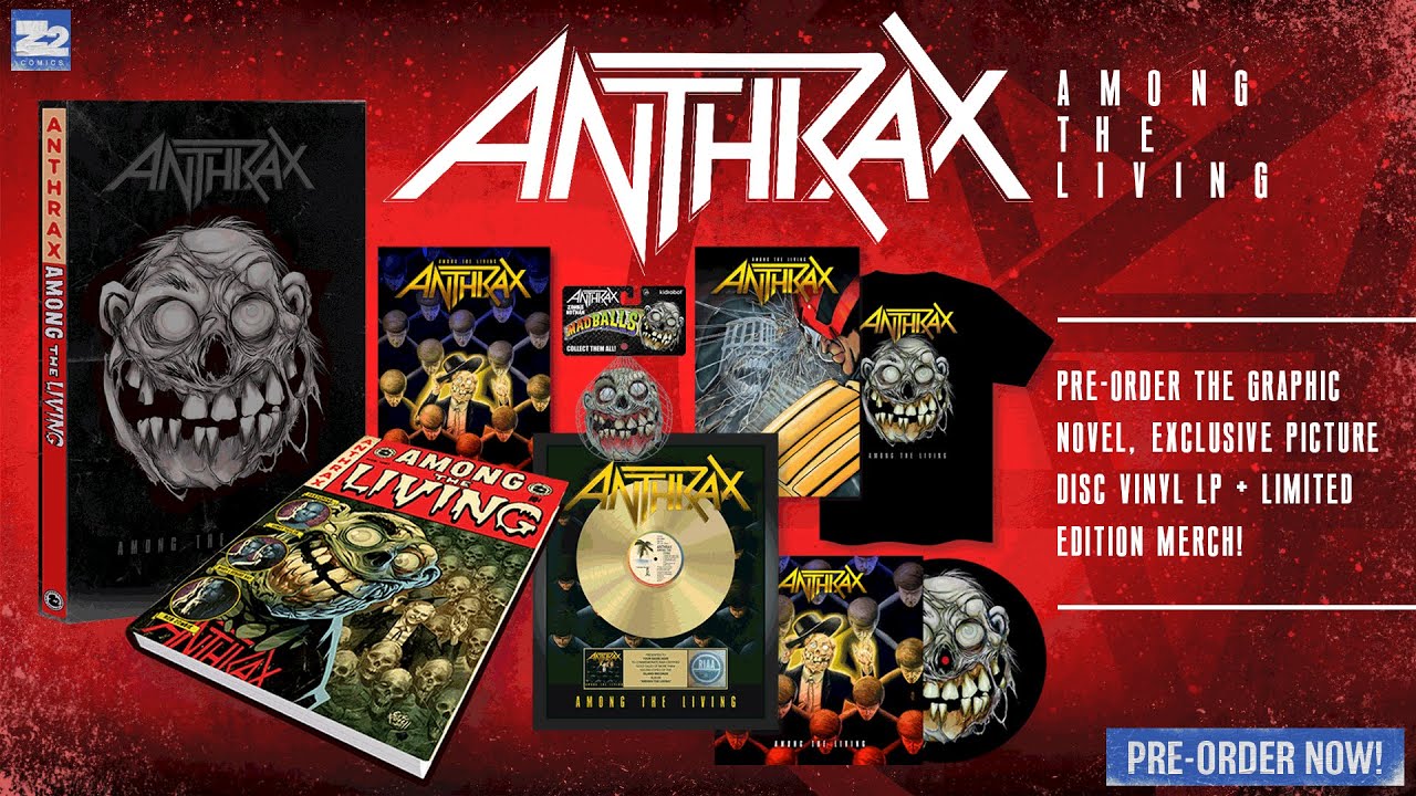 Anthrax - Among The Living Graphic Novel (Official Trailer) - YouTube