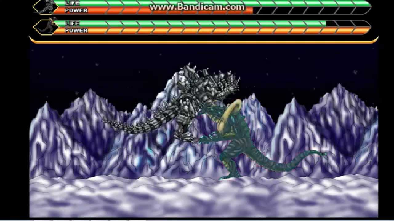 Kiryu 2002 Vs. Glacies - Godzilla Daikaiju Battle Royale - YouTube