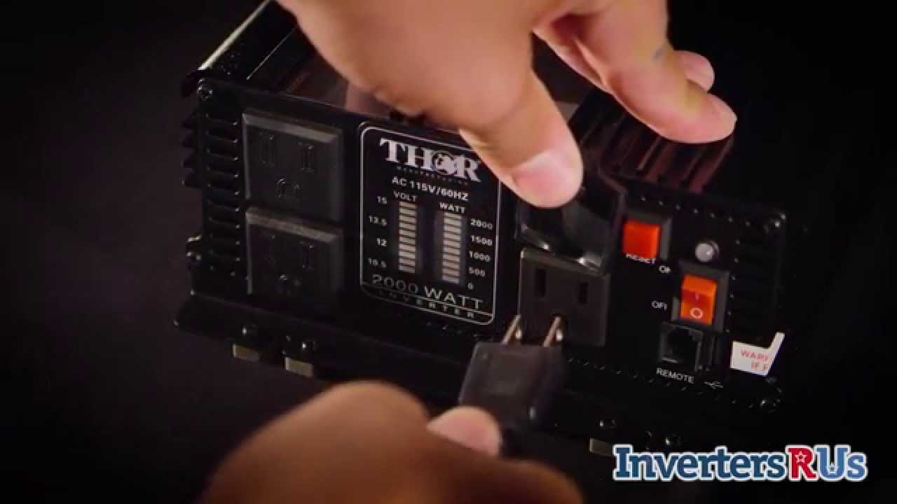 THOR TH2000 2000 Watt Power Inverter - YouTube