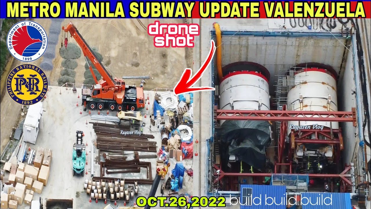 METRO MANILA SUBWAY UPDATE VALENZUELA STATION|UGONG VALENZUELA|OCT.26 ...