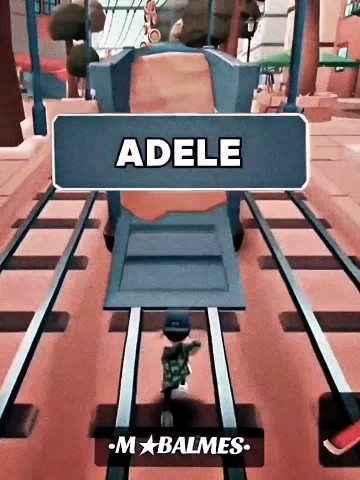 ADELE IN SUBWAY SURFERS #adele #Adelefans#subwaysurfers # ...