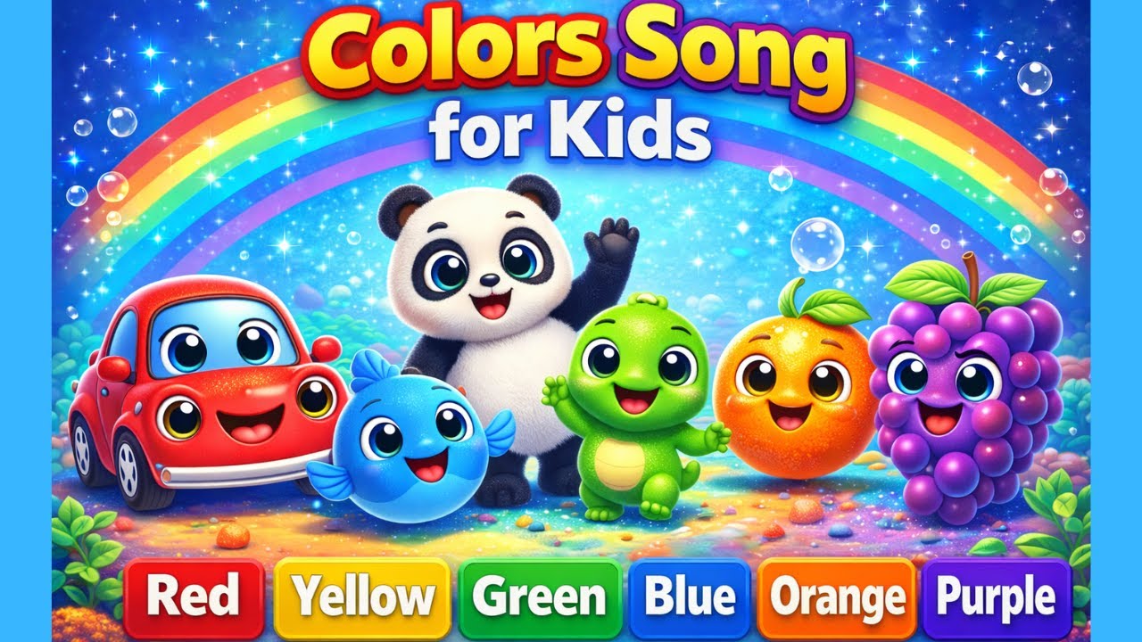 Color Song | Learn Colors | Toddler Learning Song & Nursery Rhymes ...