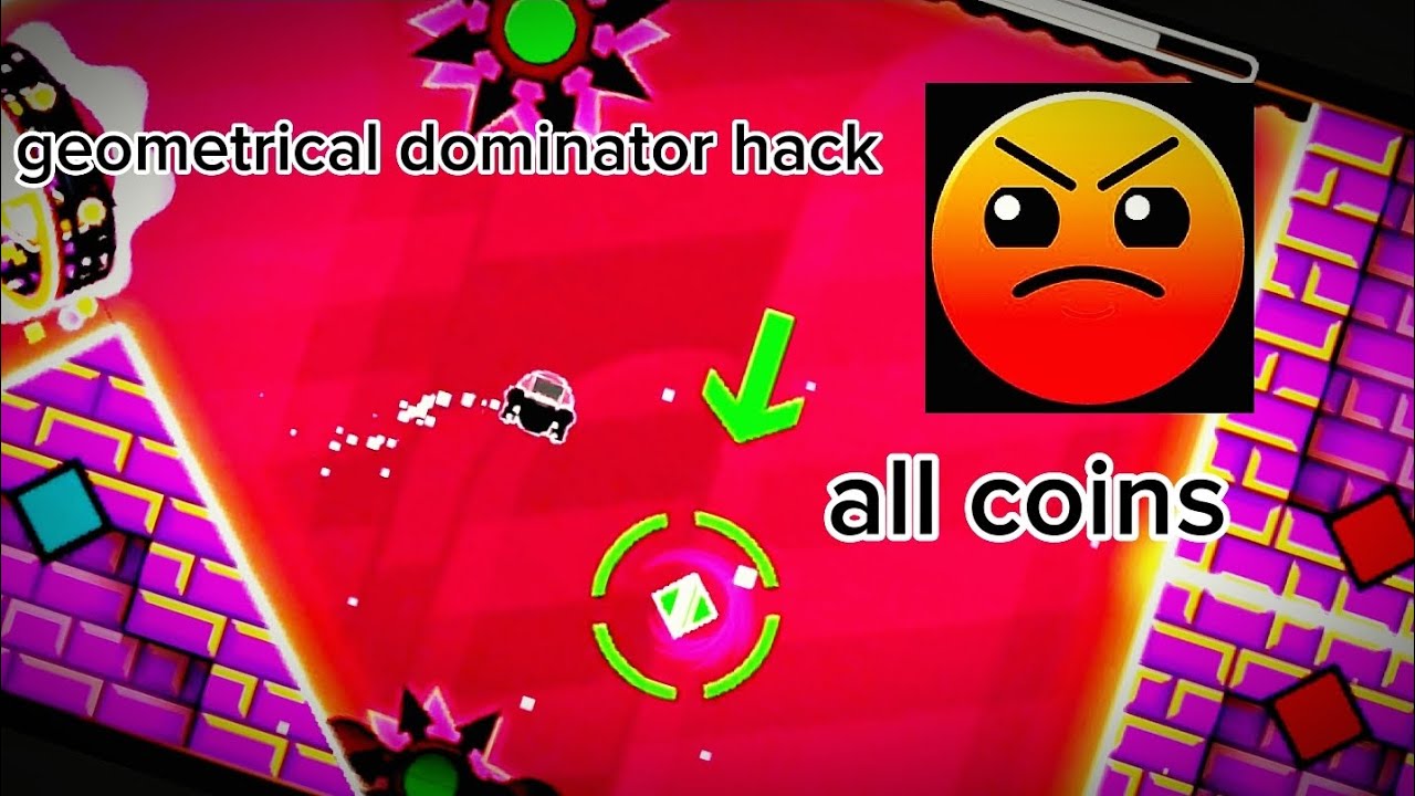 geometry dash - geometrical dominator all coins (hack) - YouTube