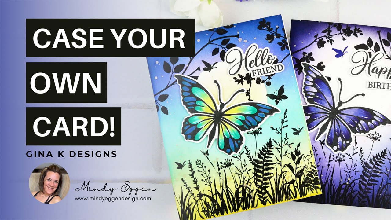 Stamped Butterfly Cards Butterfly Brilliance Card Coloured With