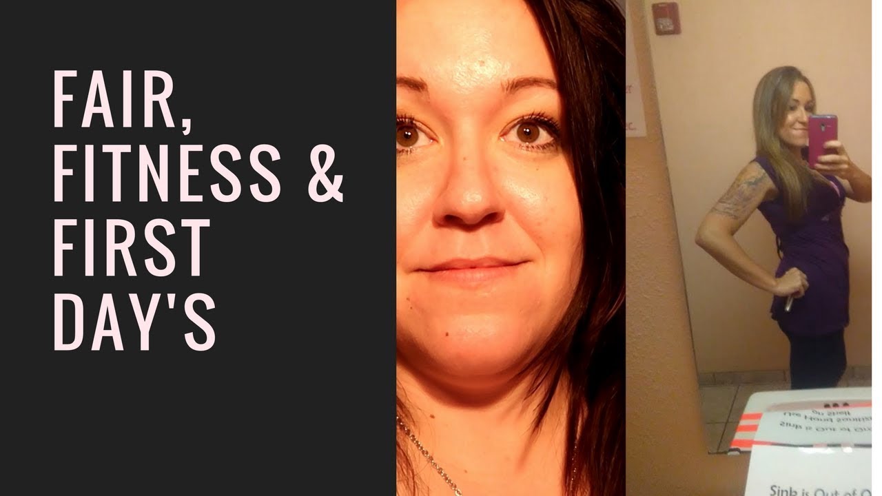 VLOG - Fair, Fitness & First Day's. - YouTube