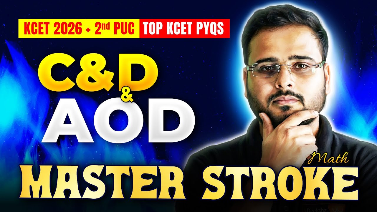 Top KCET Maths PYQs - Continuity & Differentiability | Application of ...